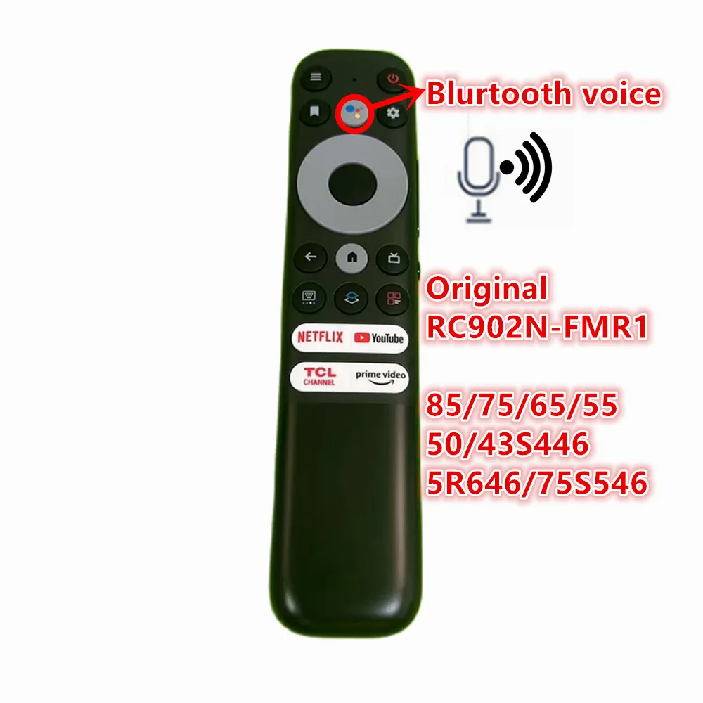 New-Original-RC902N-FMR1-For-TCL-4K-Qled-Smart-Google-TV-Voice-Remote ...