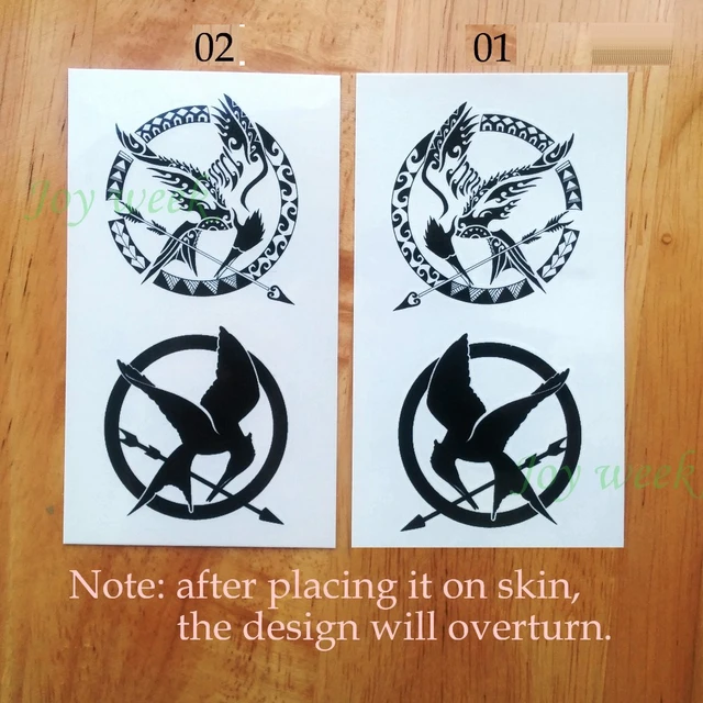 Mockingjay Tattoo Outline