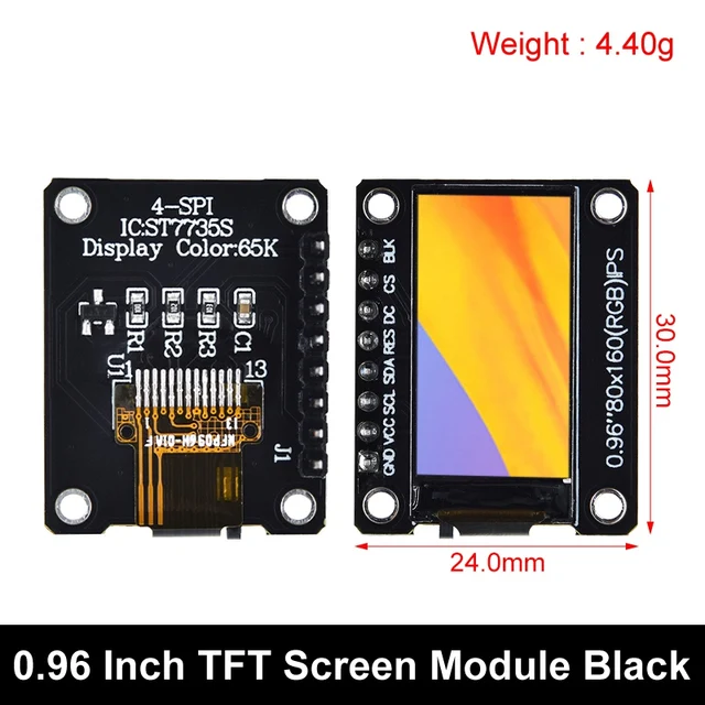 TFT Display 0.96/1.3/1.44/1.8/2.4/2.8/3.5 Inch TFT Full Color Screen ...
