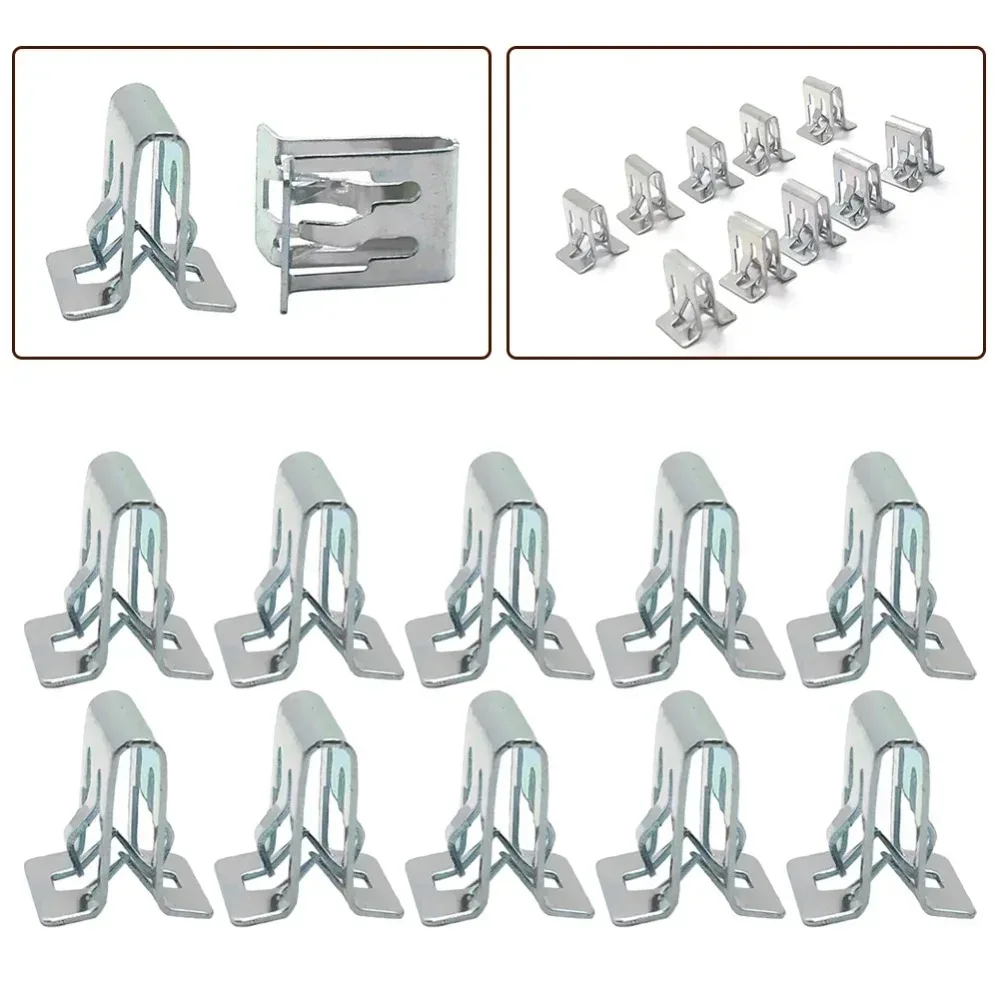 20PCS Silver Metal Retainer Clips - Universal Automotive Interior ...