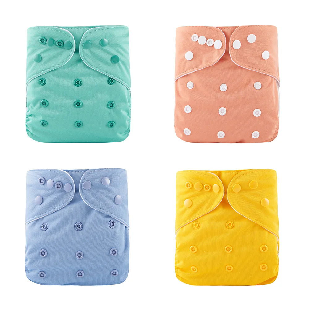 Diaper Cover | Babies | Nappy | Cloth Diapers - 4pcs Pocket Waterproof ...