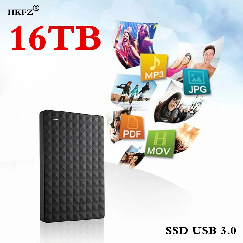 Ssd Mobile Solid State Drive 16tb 2t Storage Device Hard Drive Computer ...