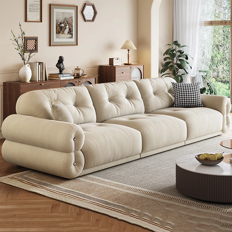 Foam-Waterproof-Wood-Soft-Sofas-Simple-Square-Orange-Designer-Puffs ...