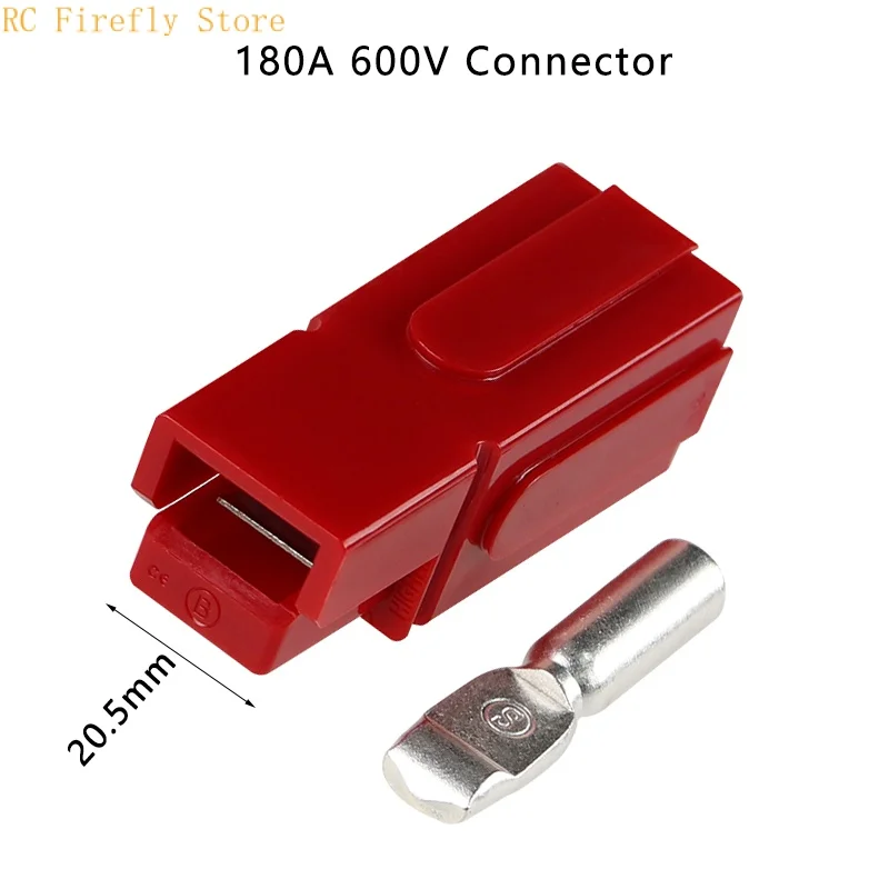 Anderson 2pcs connects single pole 180A 1pin 600V Connectors housing ...