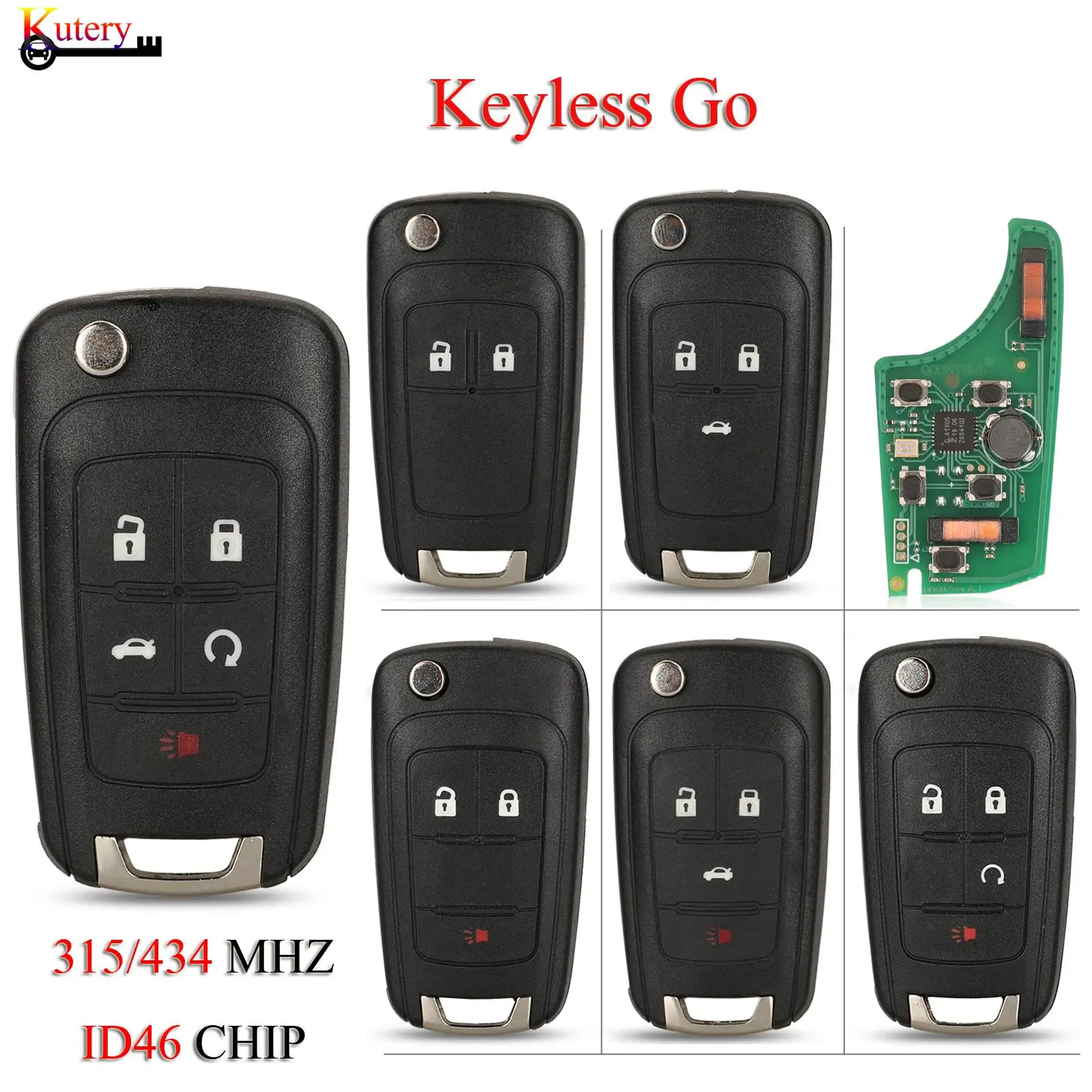 jingyuqin-Keyless-Go-Folding-Remote-Smart-Car-Key-For-Chevrolet-Cruze ...