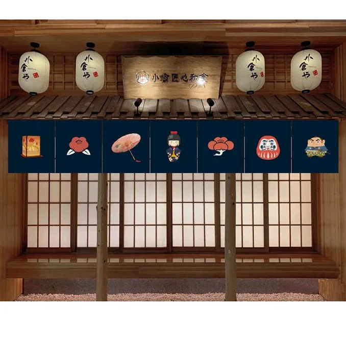 Japanese-Sushi-Restaurant-Entrance-Curtain-Japanese-Food-Outlet ...