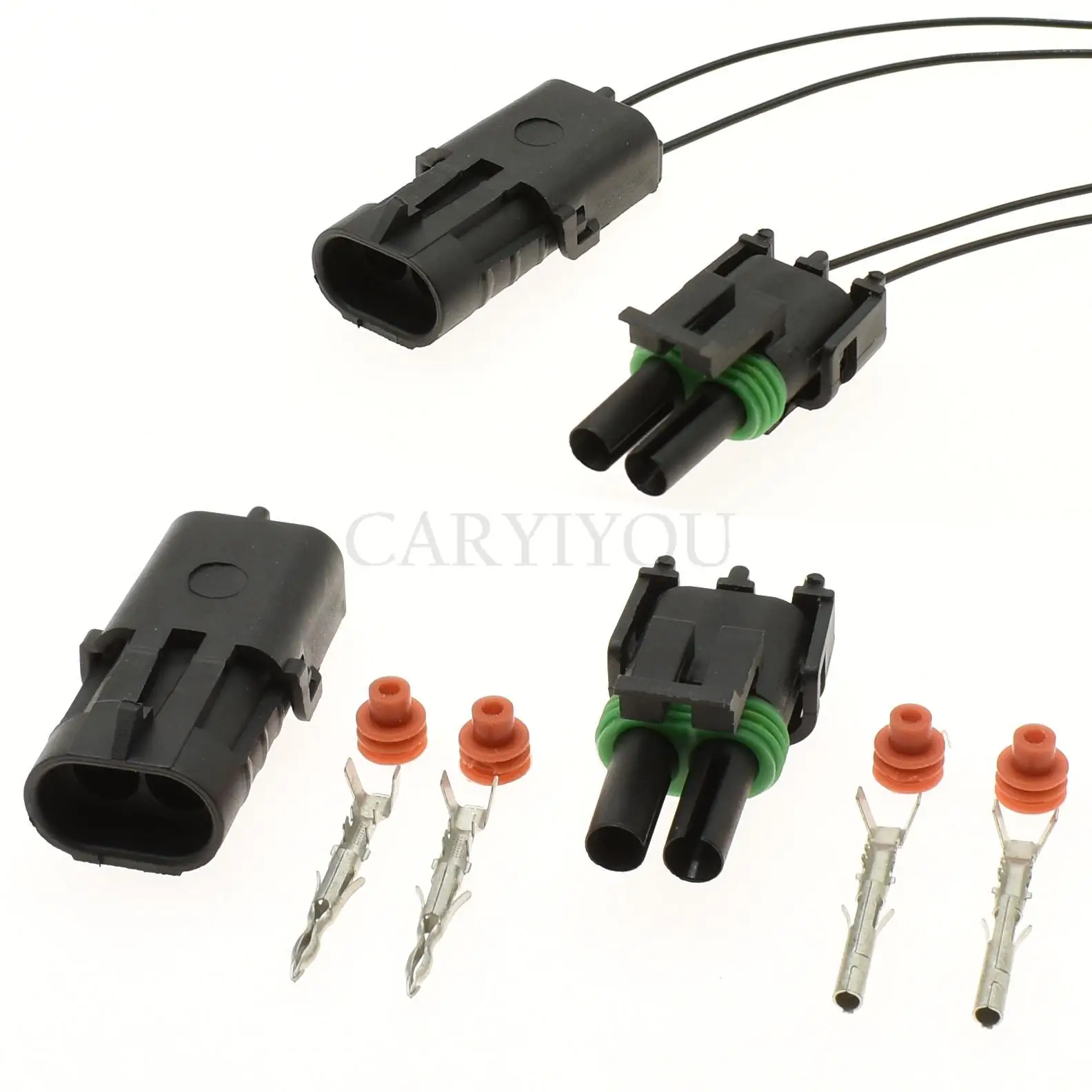 1-Kit-2-Pin-2-5mm-Waterproof-Electrical-Connector-Male-Female-Plug ...