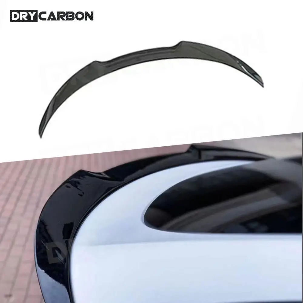Carbon Fiber Duckbill Rear Trunk Wing Spoiler For Tesla Model Y 2021 ...