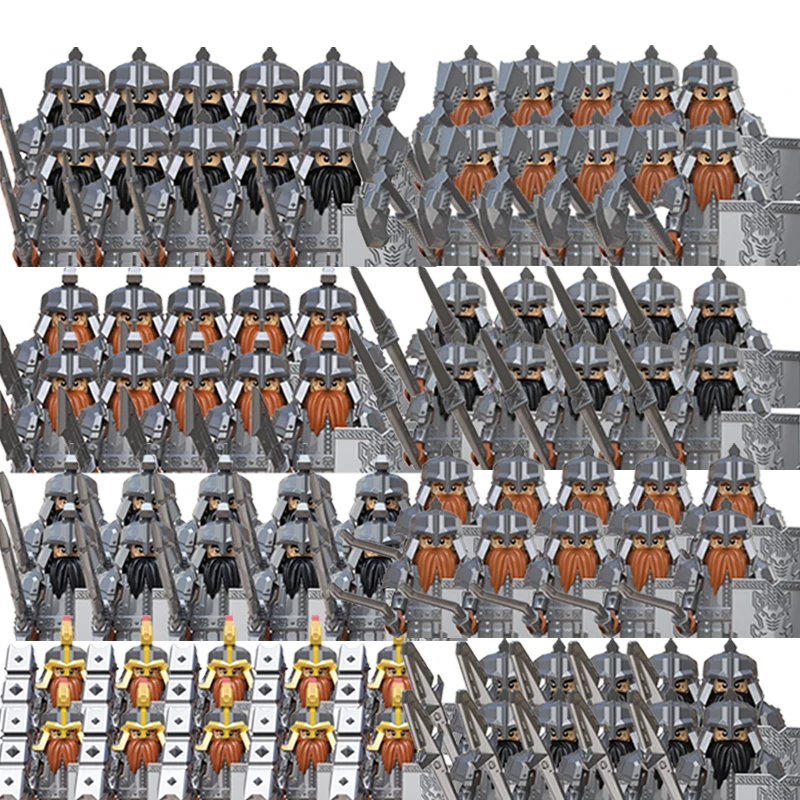 Medieval-Ironfoot-Durin-s-folk-Dwarf-Warrior-Building-Blocks-Knight ...