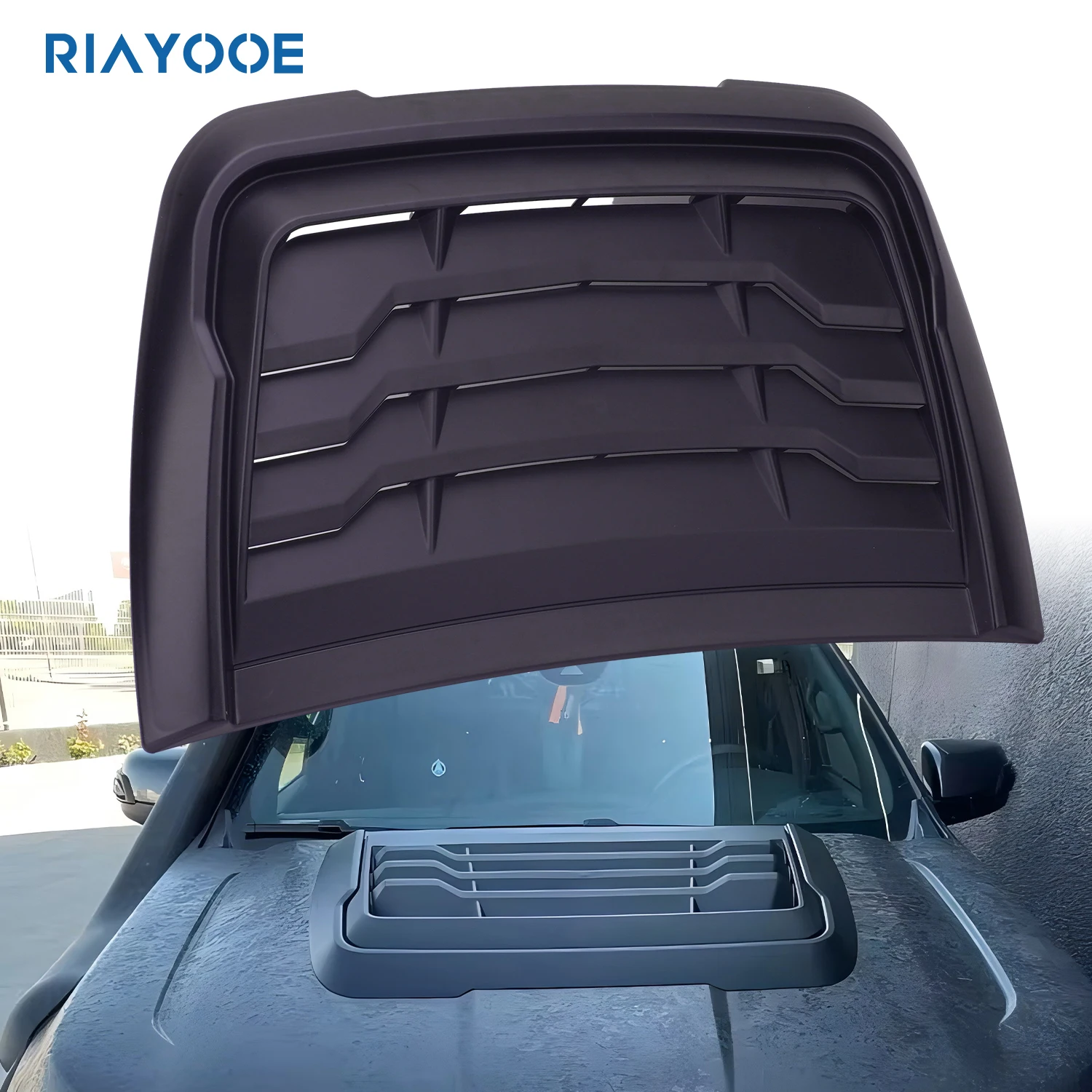 Car-Bonnet-Scoop-Hood-Vent-Cover-Deflector-For-Ford-Ranger-Raptor-2015 ...