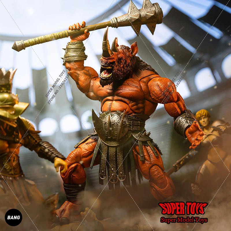 LACC-Limited-Edition-Xesray-20cm-Red-Rhinoceros-Greek-Gladiator-Glory ...