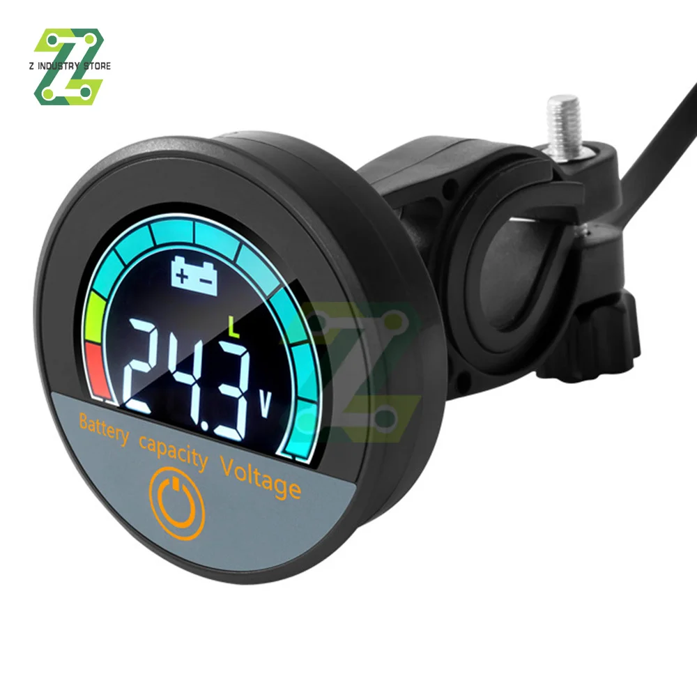 DC7-100V-Electric-Motorcycle-Battery-Level-Voltmeter-Embedded-handlebar ...