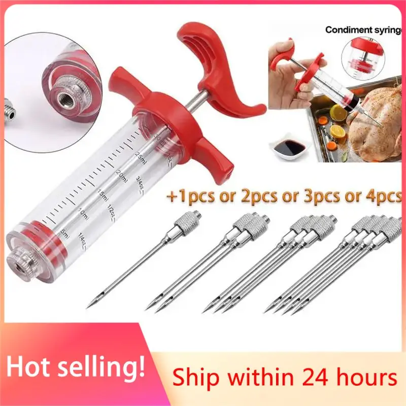 Marinade-Meat-Seasoning-Injector-Kit-Turkey-Meat-Injectors-Stainless ...