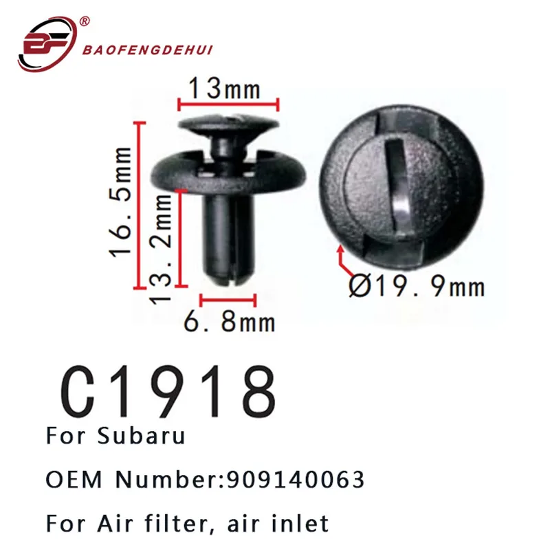 Hebilla-de-coche-para-Subaru-909140063-Clips-de-filtro-de-aire ...