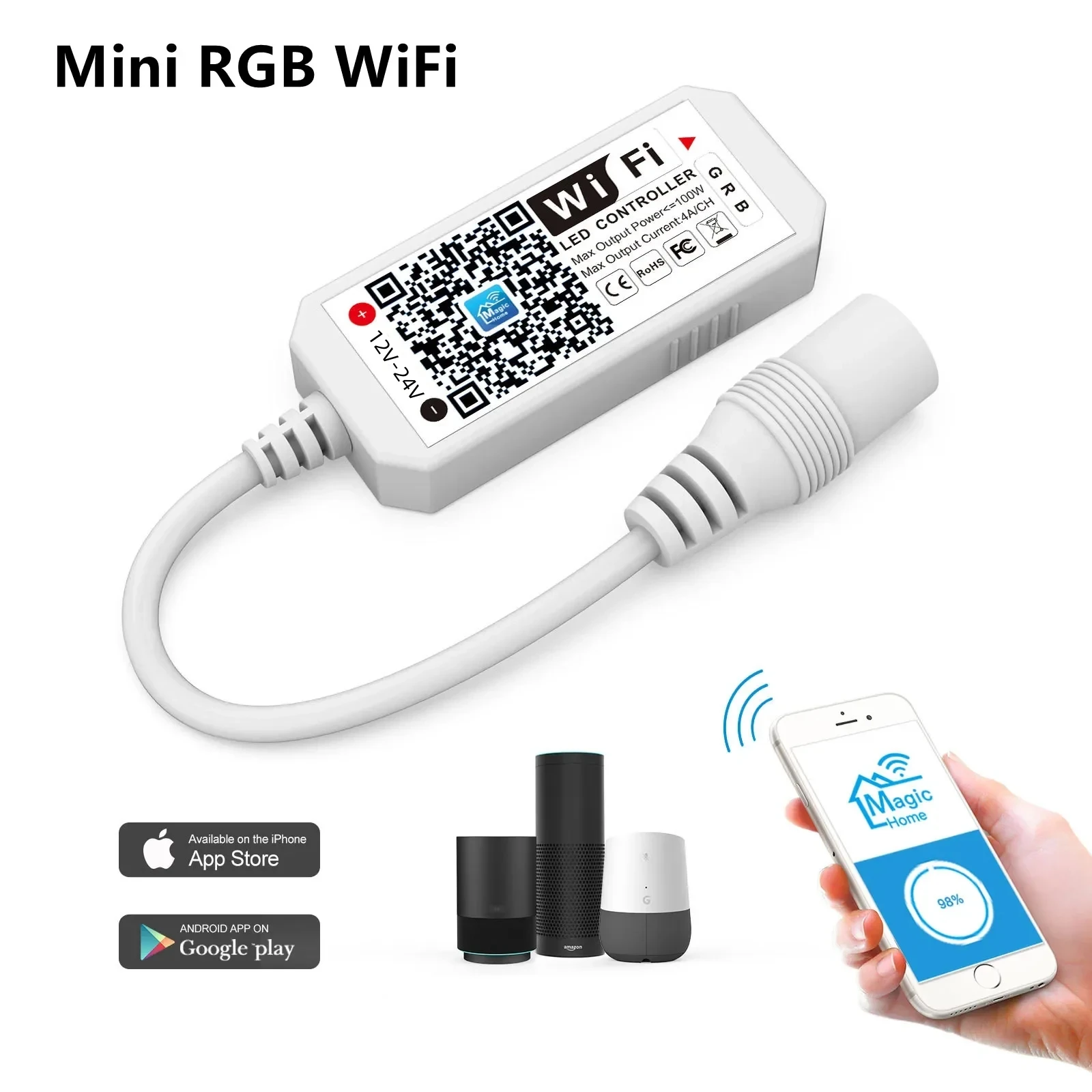 16Million-colors-Wifi-RGB-RGBW-led-controller-smartphone-control-music ...