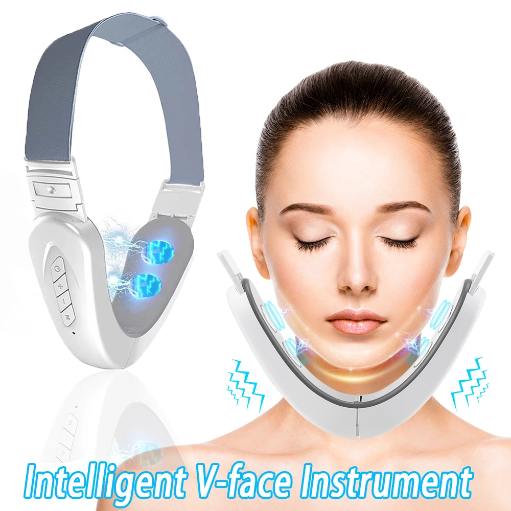 Facial-Lifting-Device-V-Shape-Face-Lift-Double-Chin-Remover-Jawline ...