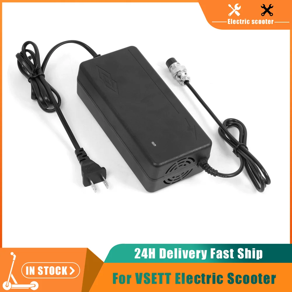 54.6V 2A Battery Charger for VSETT 8 8+ 9 9+ 10+ SPEEDUAL ZERO 9 10 8X ...