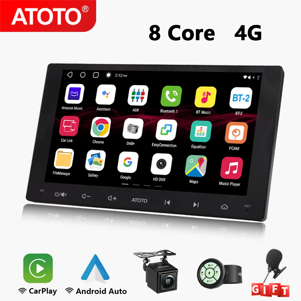ATOTO-9-inch-Double-2-Din-Android-Car-Radio-2Din-Stereo-Wireless-Apple ...