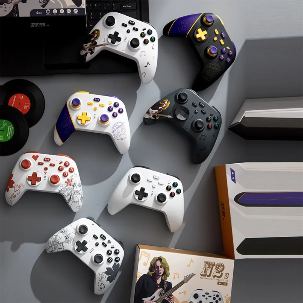 N2-s-controlador-sem-fio-bt-tipo-c-girosc-pio-de-seis-eixos-gamepad ...