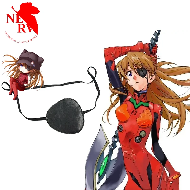 EVANGELION-Asuka-Eyeshade-Anime-Cosplay-Eye-Mask-Props-Cartoon-Eva ...