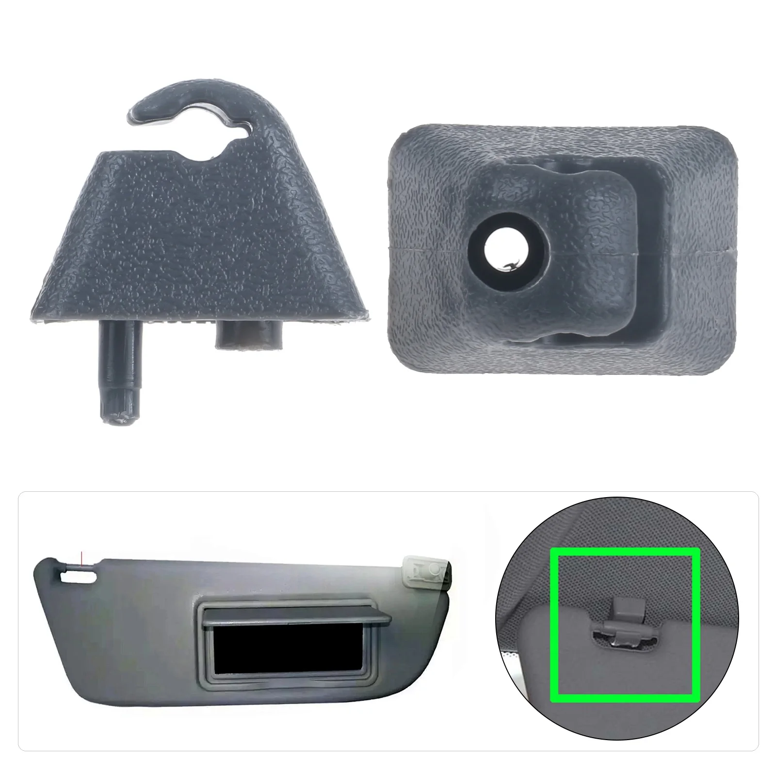 2Pcs-Auto-Sun-Visor-Clips-Hook-Mount-Bracket-Holder-for-Opel-Vauxhall ...