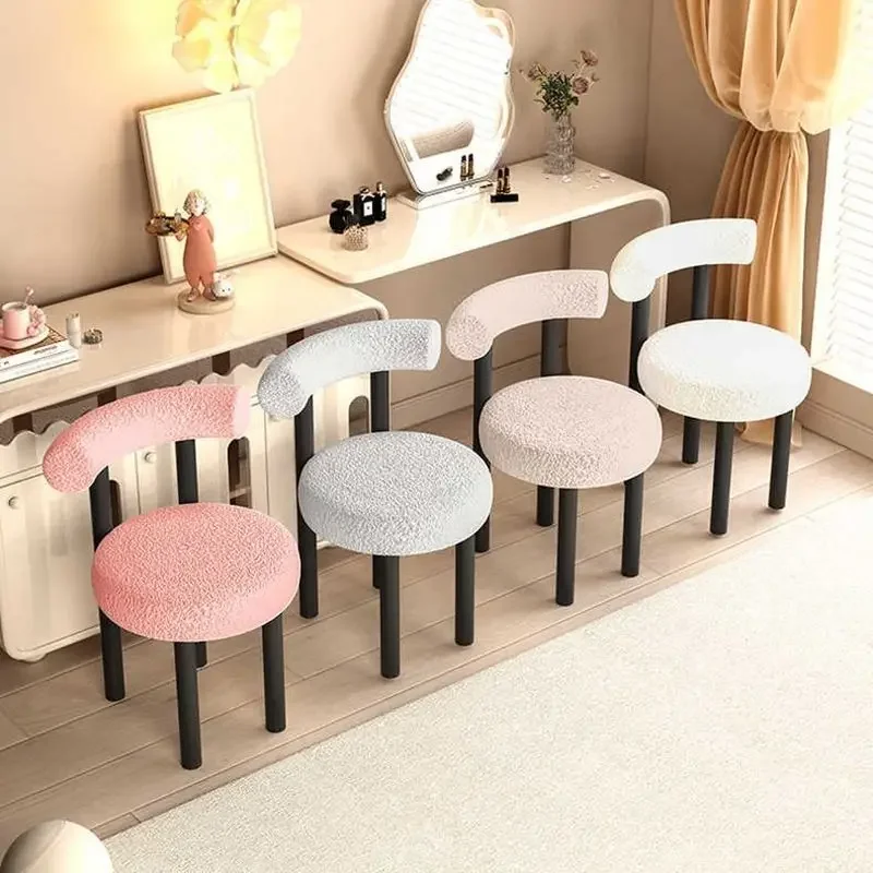 Luxury-Dressing-Chair-Makeup-Stools-Household-French-Modern-Backrest ...