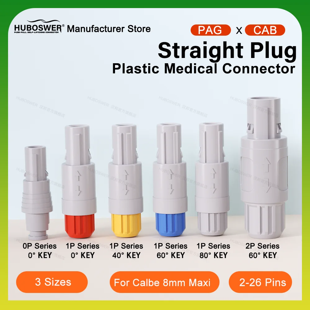 Compatible REDEL PAG CAB 1P 2P Series Plug 2/3/4/5/6/8/9/10/14/26 Pins ...