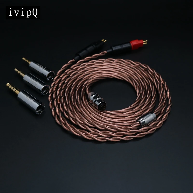 ivipQ-39 IEM Cable 4-Core 5N UPOCC Single Crystal Copper Modular ...