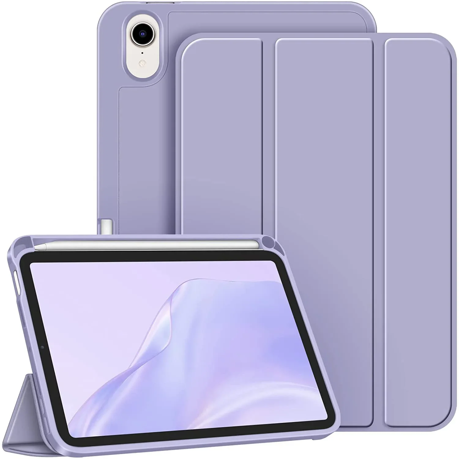 Ipad-Mini-6-Tablet-Case-Soft-Tpu-Back-Cover-Right-Pen-Slot-Tablet ...