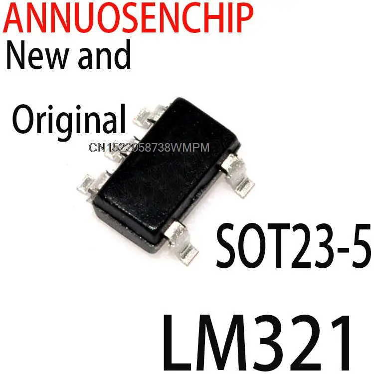 100CS New and Original LM321MFX A63A SOT-23-5 Low Power Single Op Amp New & original LM321