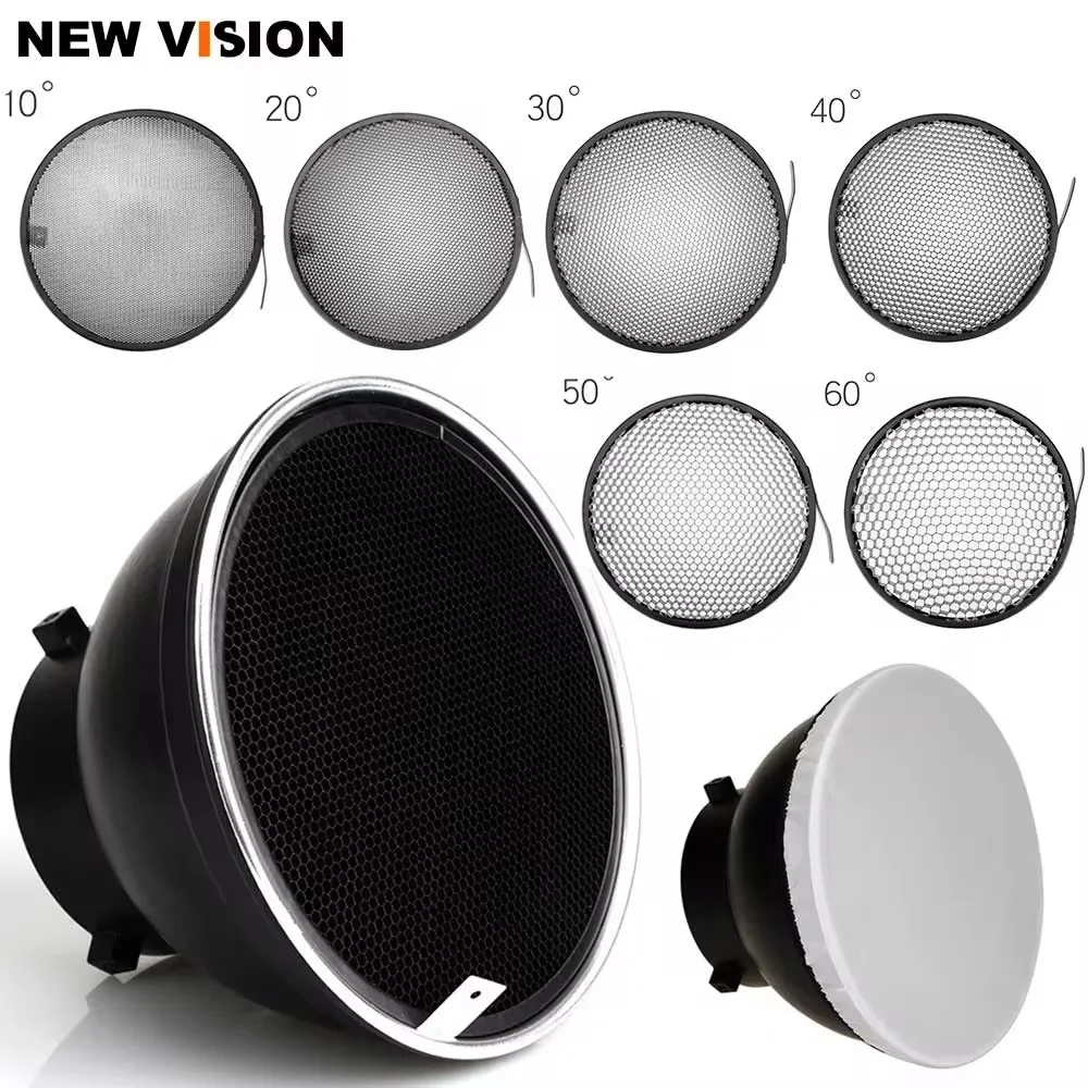 7inch-18cm-Standard-Reflector-Diffuser-with-10-20-30-40-50-60-Degree ...