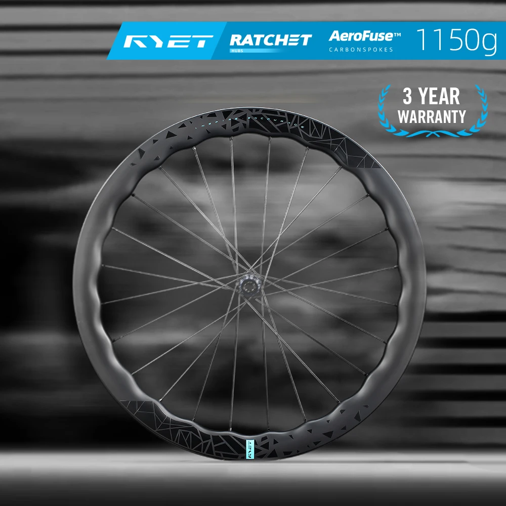 RYET Road Carbon Wheelset 45/50/60mm for Road and Gravel UltraLight ...