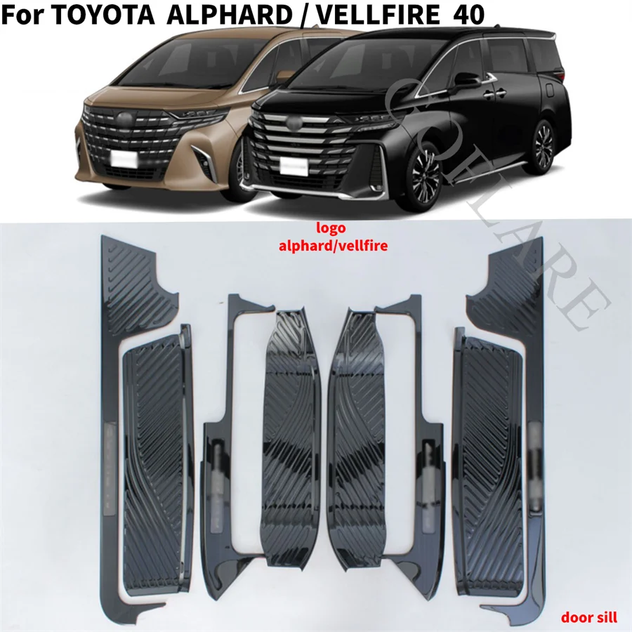 Accessories-For-Toyota-Alphard-Vellfire-40-AH40-Car-stying-Door-Sill ...