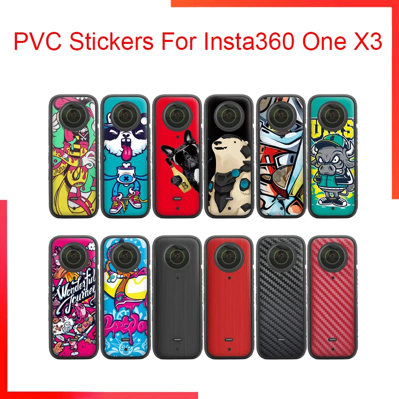 For-Insta360-One-X3-PVC-Stickers-Protective-Film-Waterproof-Scratch ...