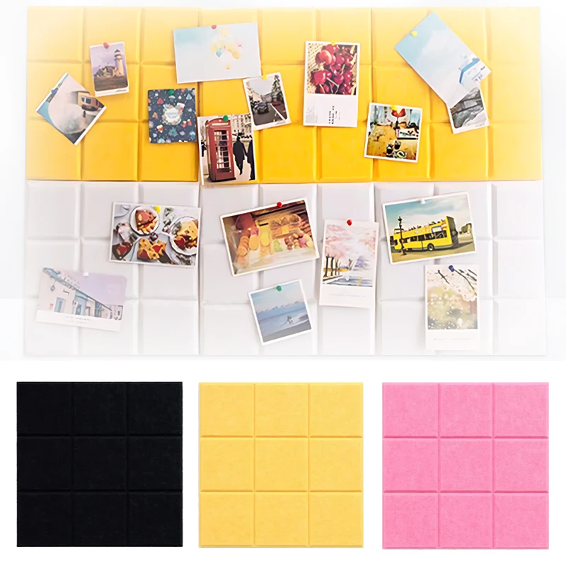 1-2-4PCSNine-Grid-Felt-Message-Board-Home-Picture-Display-Board-Wall ...