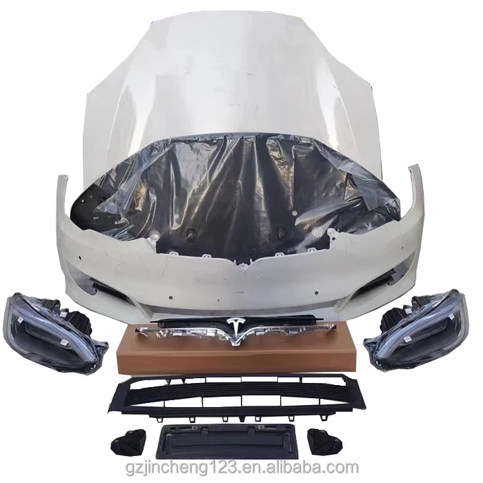 Original-New-Upgrade-Modification-Body-Kit-Car-Front-Bumper-for-Tesla ...