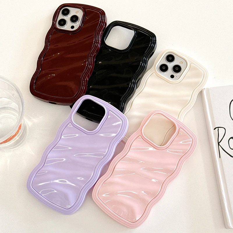 Luxury-Wavy-pattern-Candy-Phone-Case-For-iPhone-11-12-13-14-15-Pro-Max ...