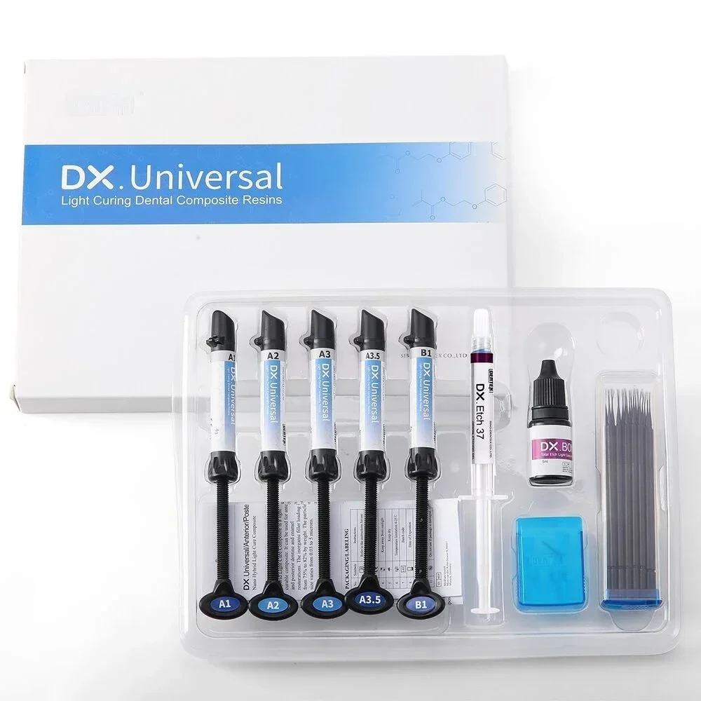 Dentex-Dental-Curing-Light-Glue-Resin-Adhesive-Bonding-Etch-Gel-Kit ...