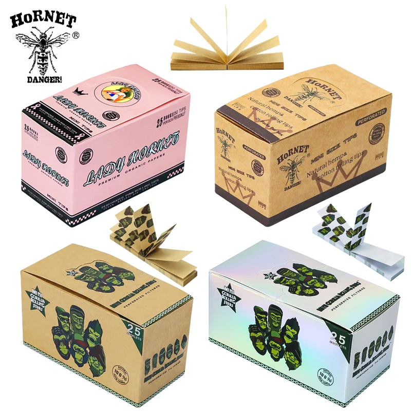1Box Cigarette Filter Tips Rolling Paper Natural Unrefined Rolling ...