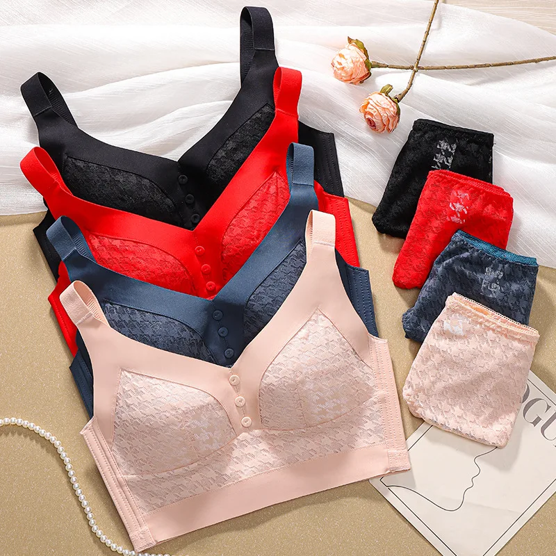 Bras-for-Women-Ultra-Thin-Full-Cup-Adjustable-Wireless-Large-Size ...