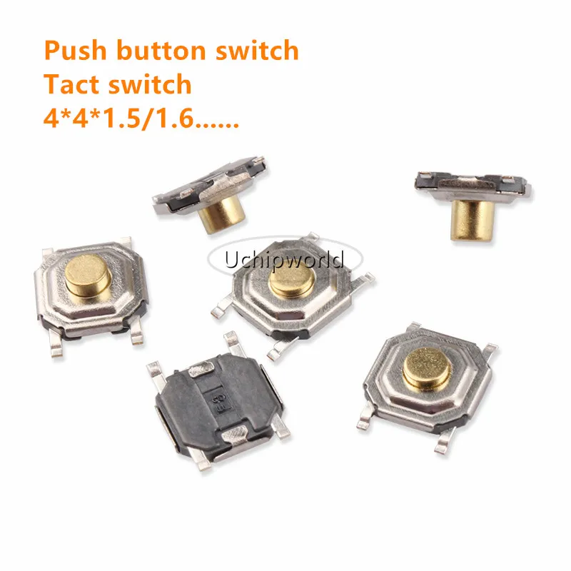 Push button switch 4*4*1.5/1.6/1.7/1.8 4*4*2 4x4x2.5 4x4x2.7 4*4*3/3.5 ...
