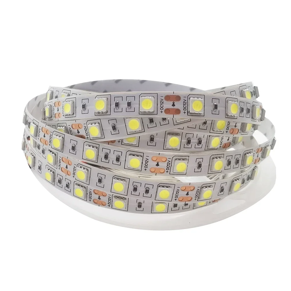LED-Strip-5050-DC-12V-24V-RGB-Warm-White-5-Meter-Waterproof-Flexible ...