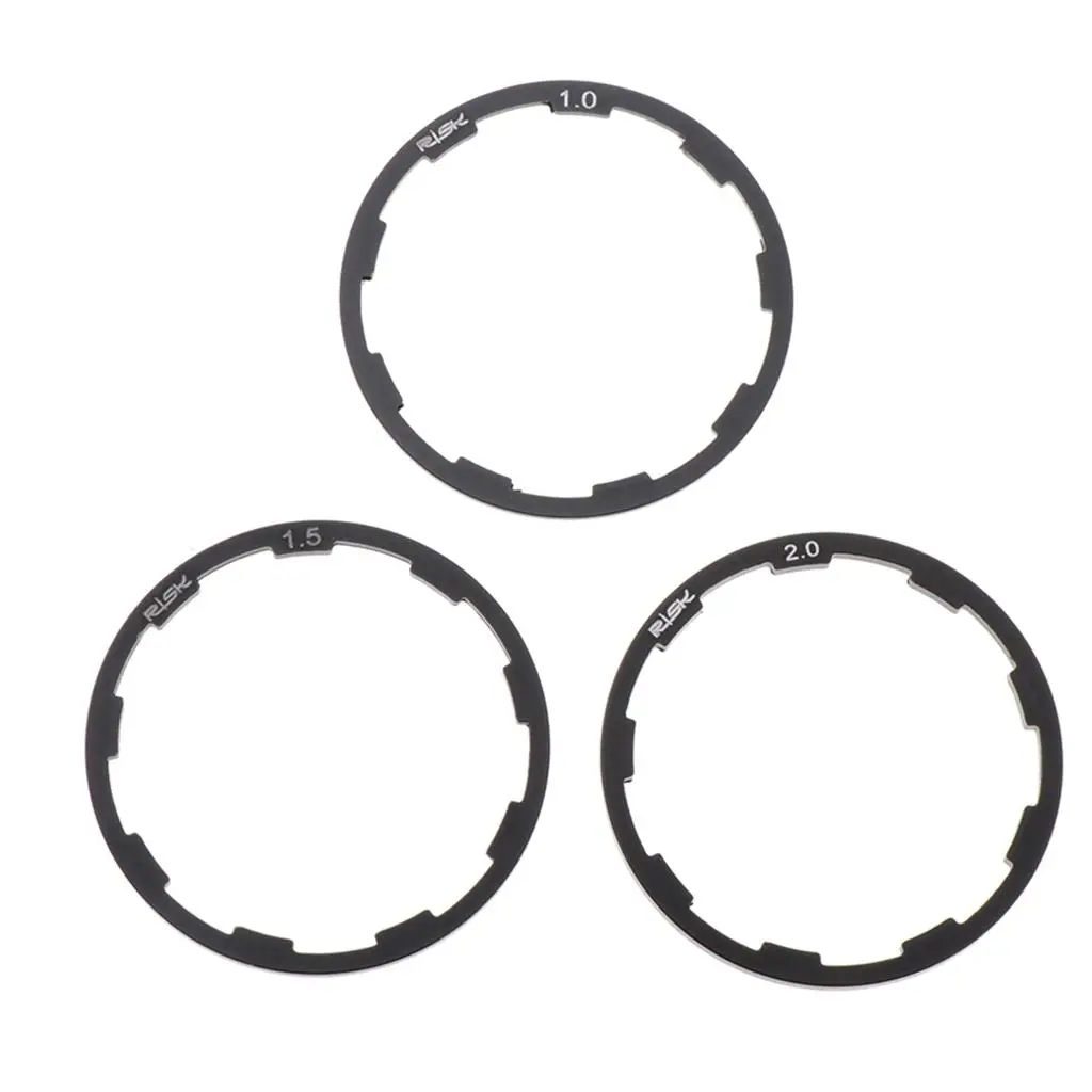 Separador de arandela de volante de inercia para bicicleta, soporte ...