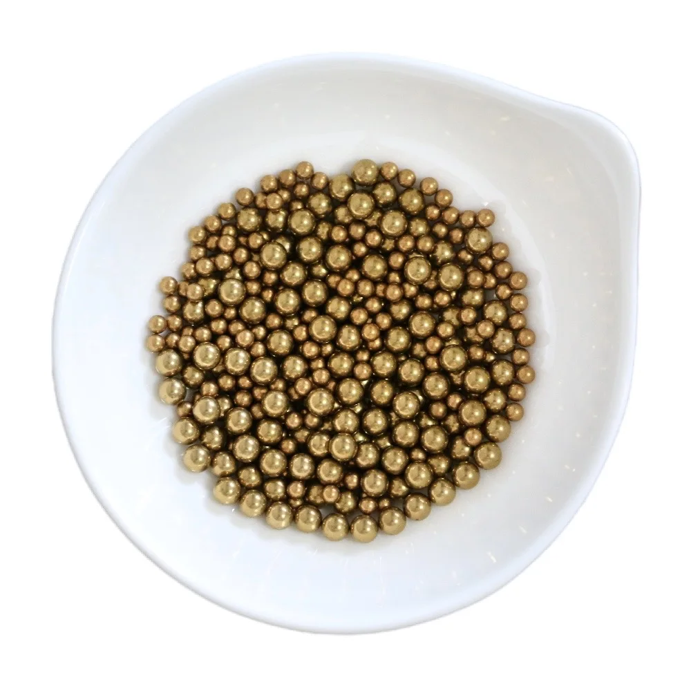 Brass (h62) Solid Bearing Balls 0.5mm-5mm 0.9mm 1mm 2mm 2.381mm 2.5mm ...