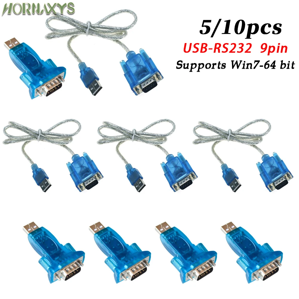 5/10pcs HL-340 HL340 New USB to RS232 COM Port Serial PDA FT232 9 pin ...