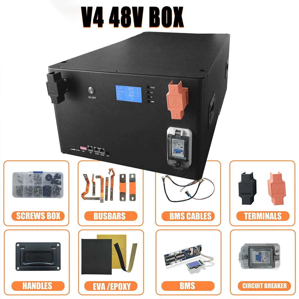 EU-Stock-Battery-Kits-DIY-280A-Box-Kits-16S-48V-310A-304A-Stacked ...