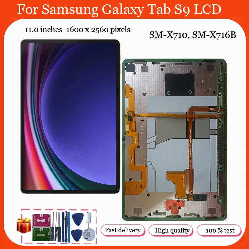11-0-New-LCD-For-Samsung-Galaxy-Tab-S9-SM-X710-SM-X716B-LCD-Display ...