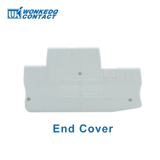 Pulg In Din Rail Terminal Block PTTB 2.5/2P-PE Ground Double-Level Terminals Push in Earthing ...