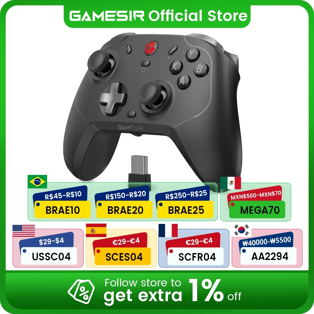 GameSir-T4-Cyclone-Pro-Wireless-Switch-Controller-Bluetooth-Gamepad-with-Hall-Effect-for ...
