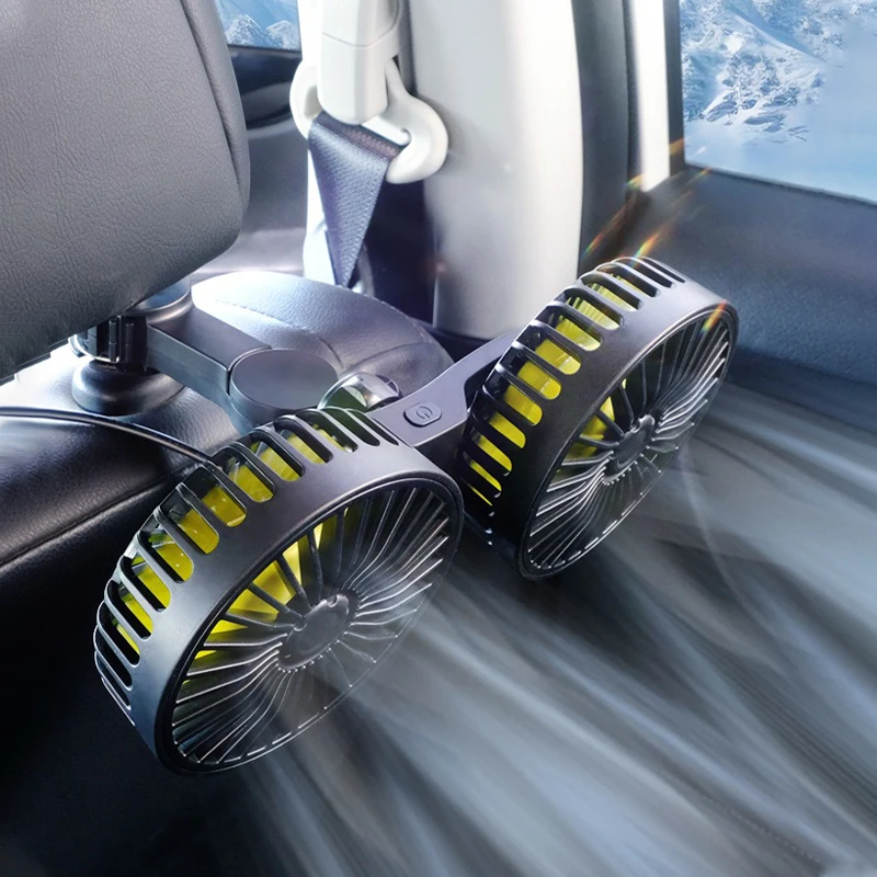 USB Automotive Fan Portable Air Conditioner Cars Electric Fan for Home ...